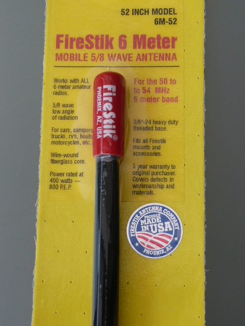 Firestik 6m Mobile Antenna
